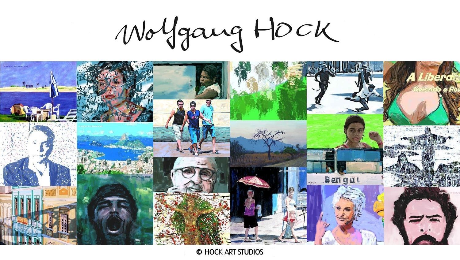 Wolfgang Hock - Hock Art Studios - Malerei - Graphik - Kunst: Startseite